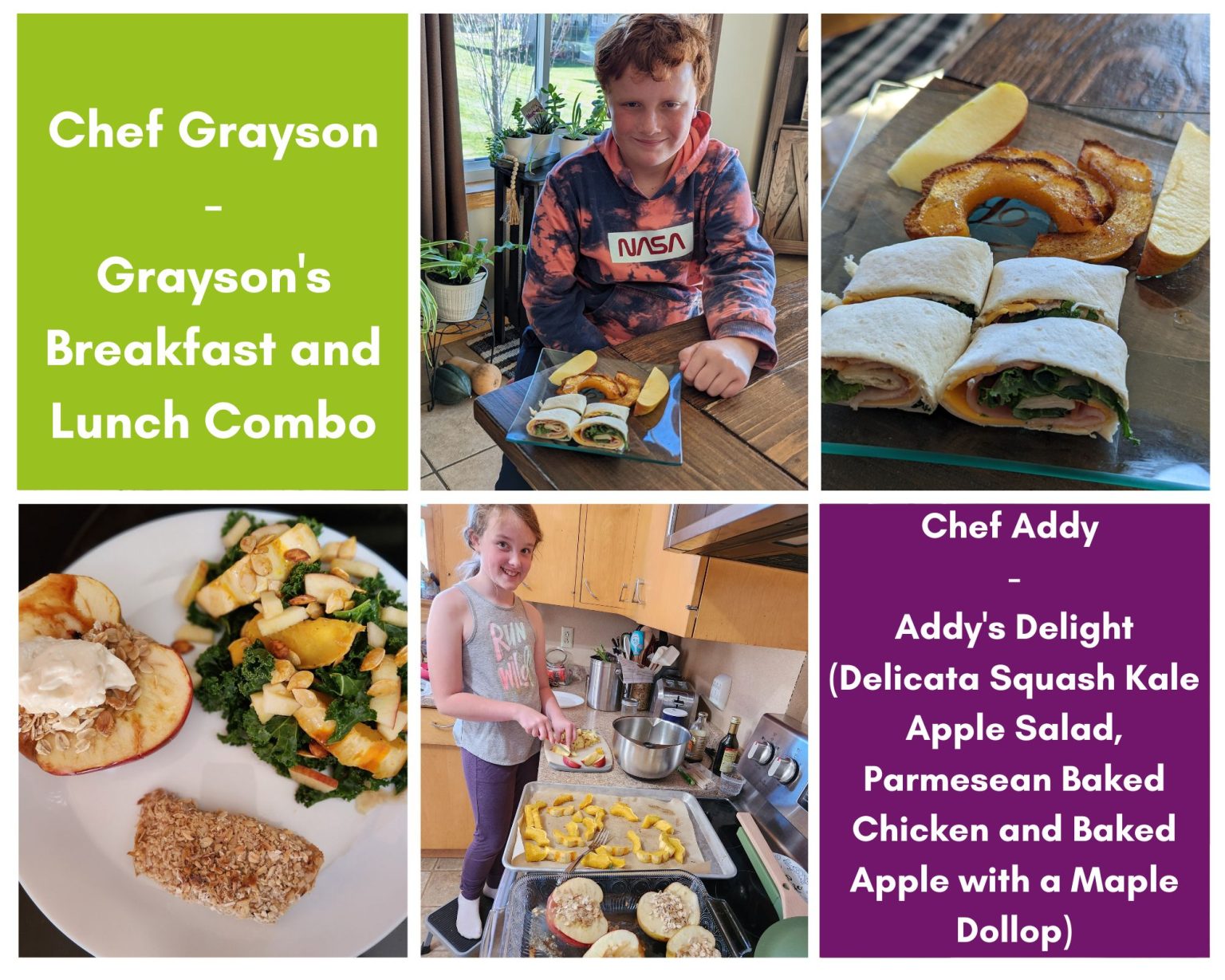Kids Cooking Challenge Entries | GrowLaCrosse